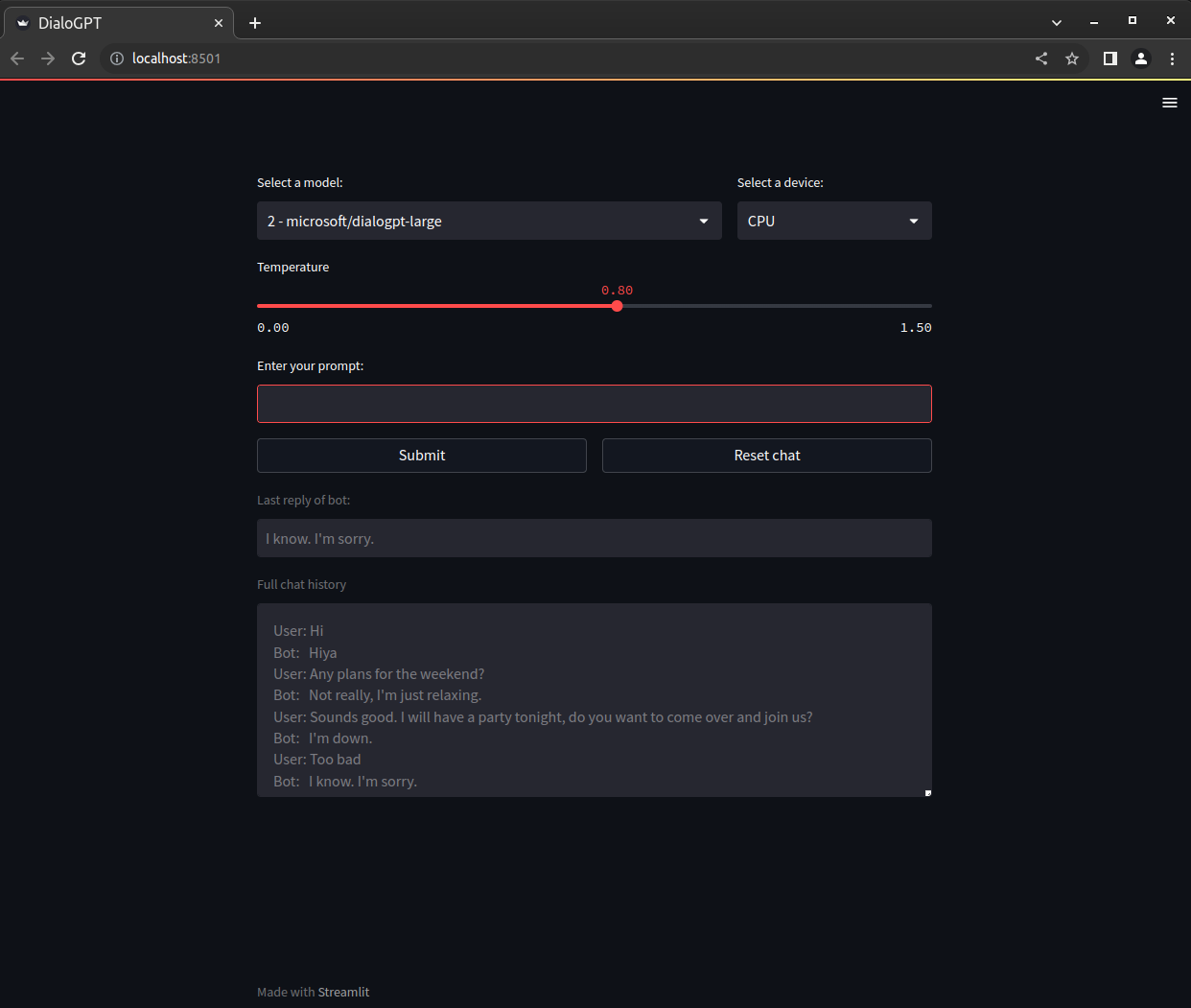 streamlitchatbot – LeftAsExercise